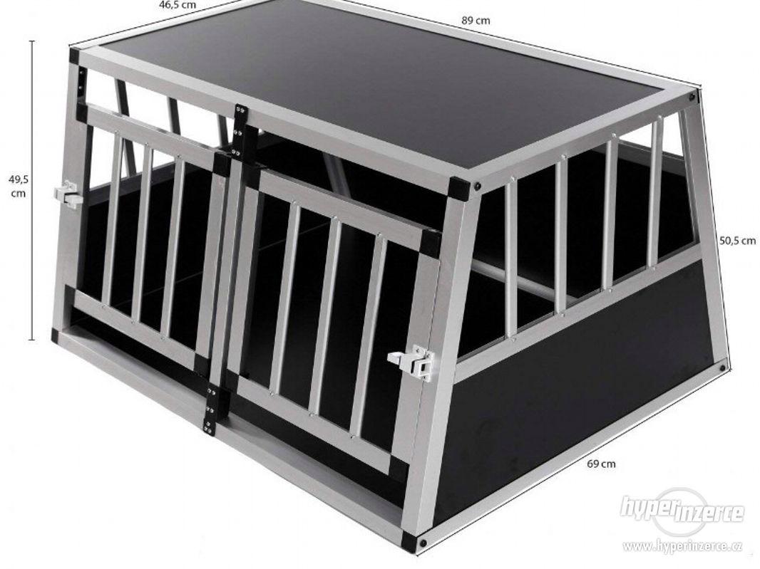 Alu transportní, přepravní box, pro psa,psy 2x šikmý89x69x50 - bazar ...