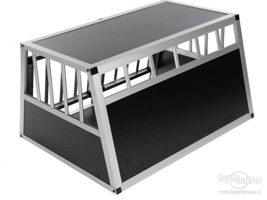 Alu transportní, přepravní box, pro psa,psy 2x šikmý89x69x50 - bazar ...