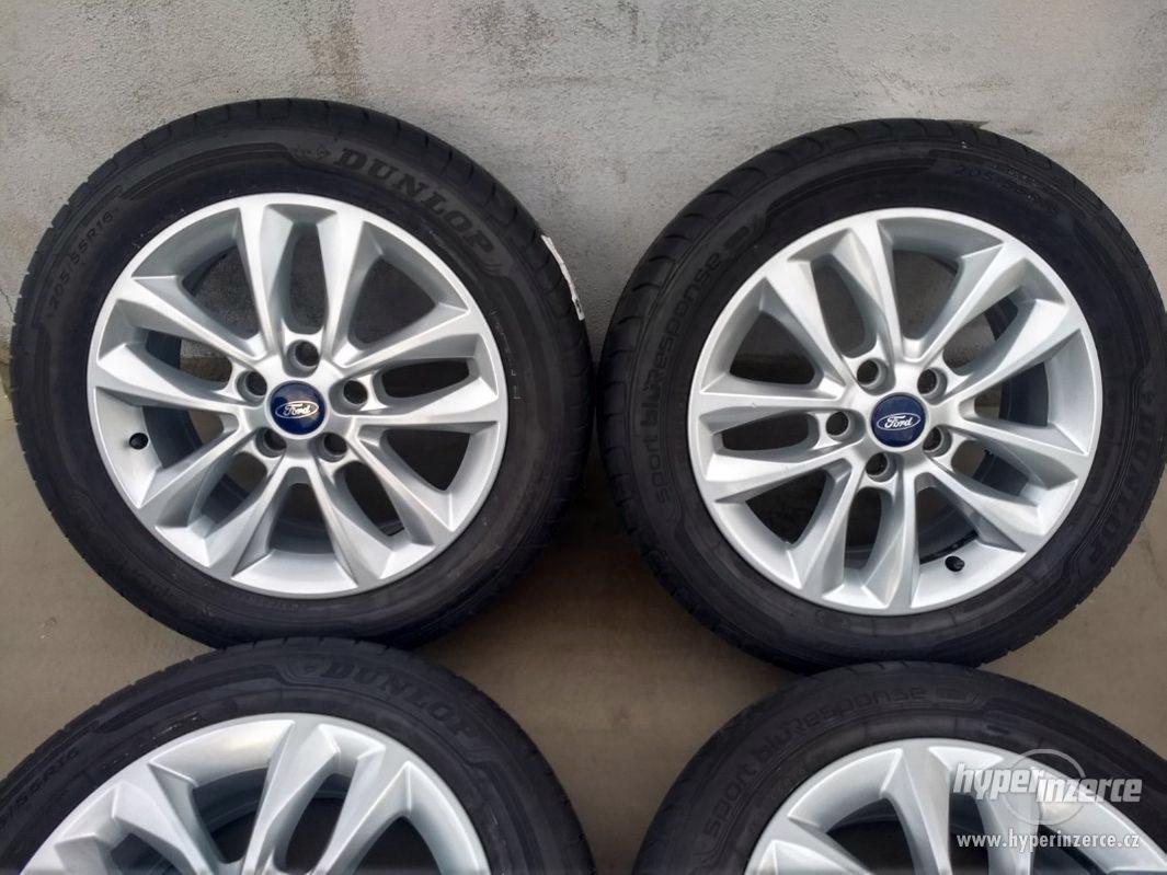 Alu kola Ford mondeo Focus 6,5x16 5x108 205/55R16 TOP STAV - bazar - Hyperinzerce.cz