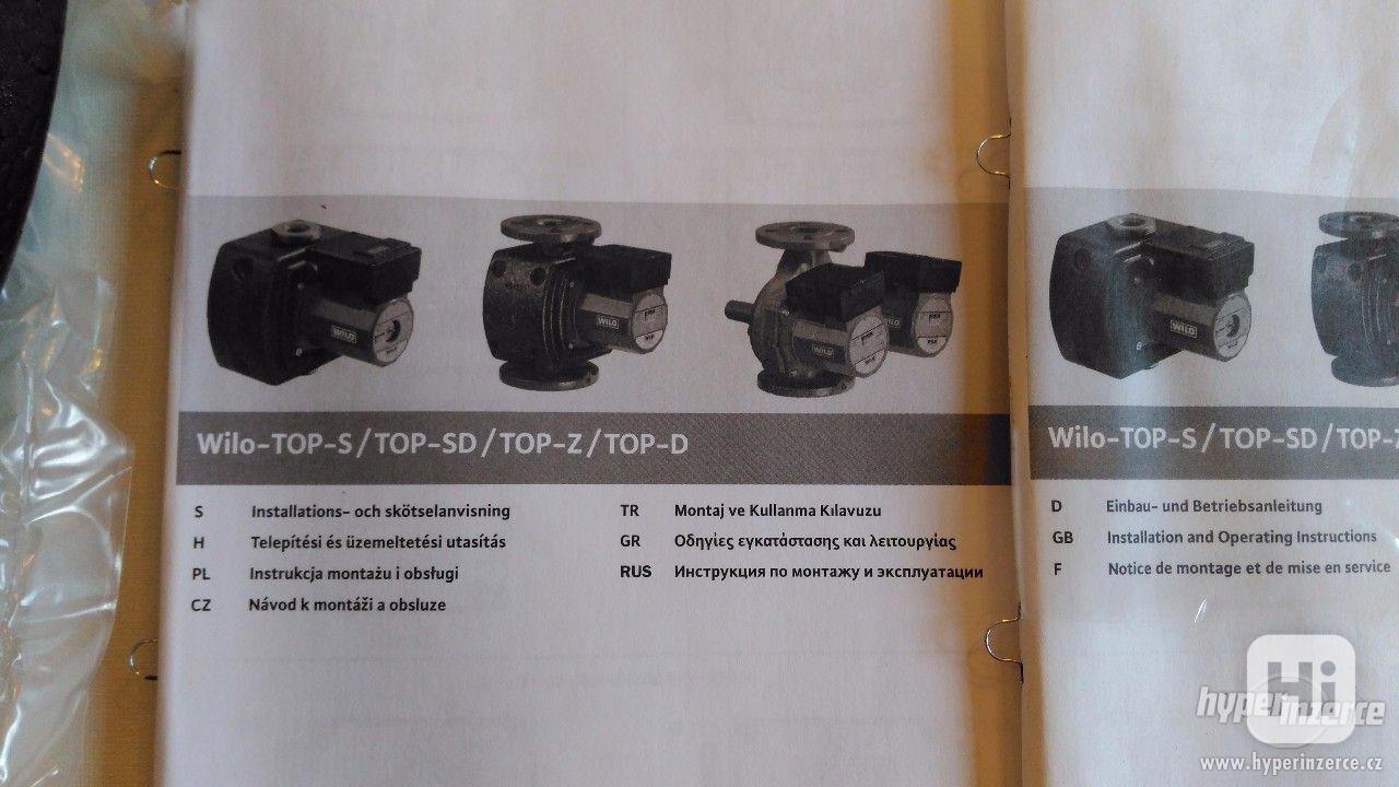 Nové čerpadlo pro TUV - WILO Ms / TOP-Z30 / 7RG / G2"/ 1F - bazar ...