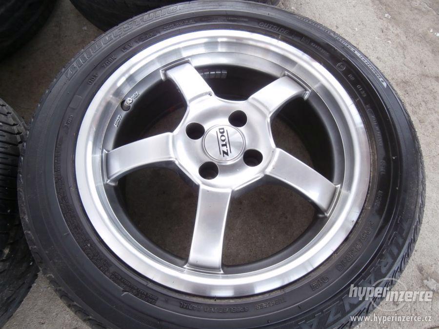 Alu kola,elektrony rozteč 4x100 Dotz vel.7x16 s pneu 205 - bazar - Hyperinzerce.cz