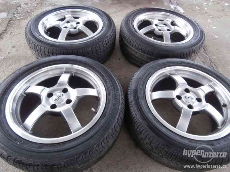 Alu kola,elektrony rozteč 4x100 Dotz vel.7x16 s pneu 205 - bazar - Hyperinzerce.cz
