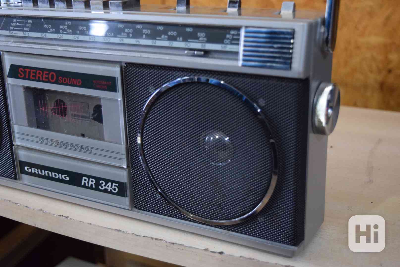 GRUNDIG RR 345 VINTAGE RÁDIO MAGNETOFON BOOMBOX !! - bazar - Hyperinzerce.cz