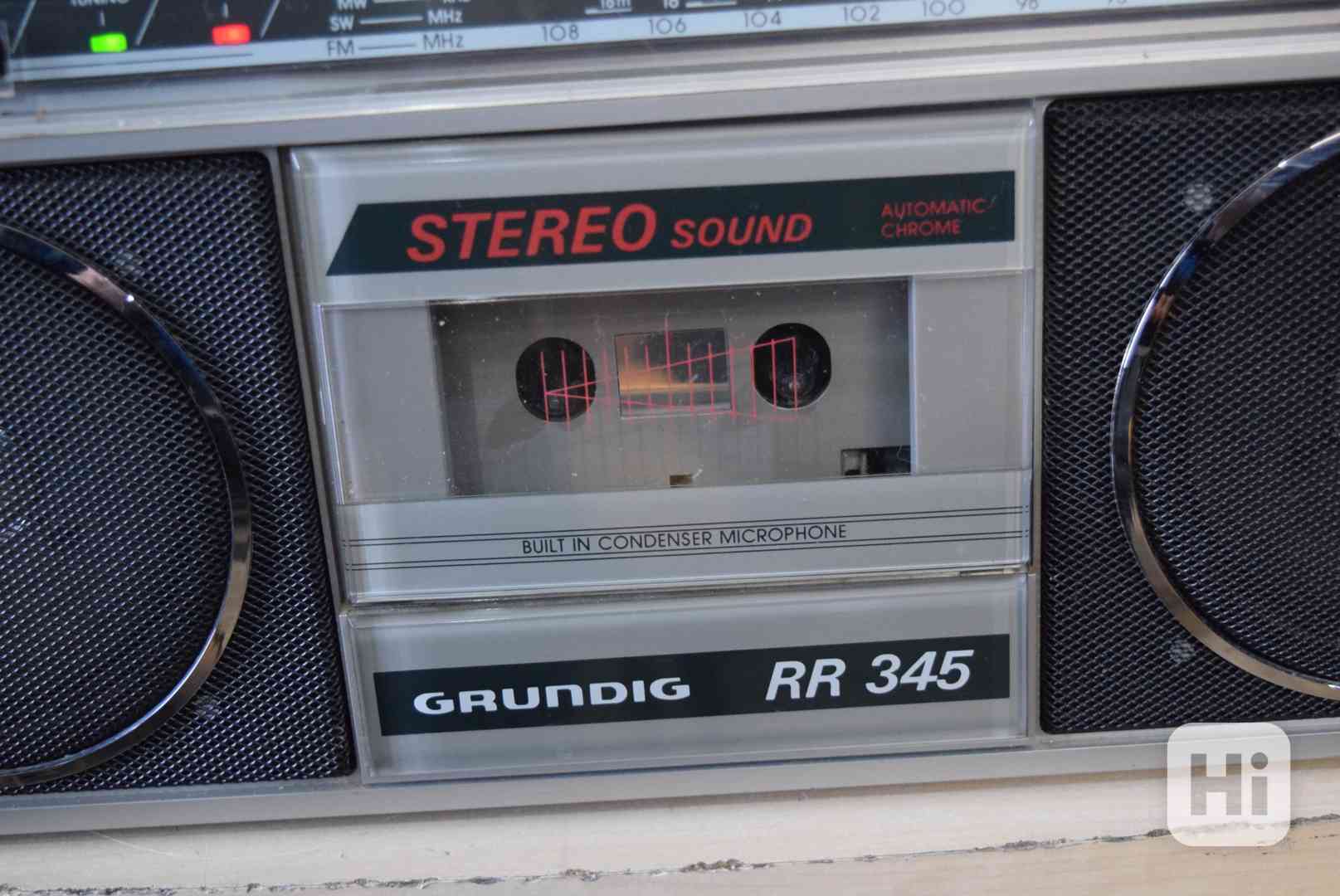 GRUNDIG RR 345 VINTAGE RÁDIO MAGNETOFON BOOMBOX !! - bazar - Hyperinzerce.cz