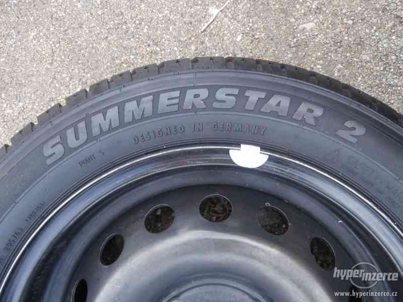 4x kola 14"-disky 5,5Jx14, 4x100, pneu165/65 R14 - bazar - Hyperinzerce.cz