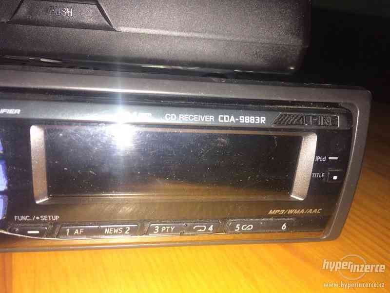 Prodam autoradio ALPINE CDA-9883R - bazar - Hyperinzerce.cz
