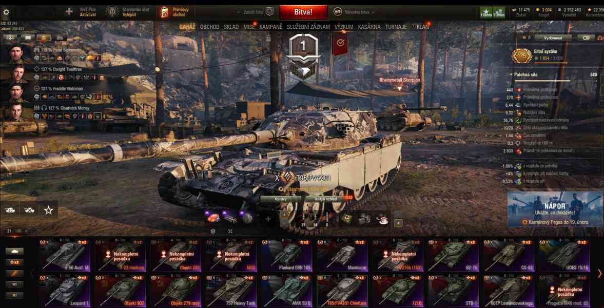 WOT účet - bazar - Hyperinzerce.cz