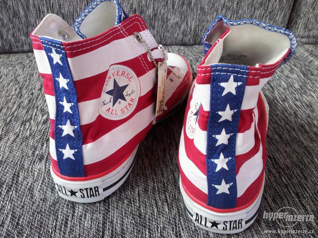 Converse nové USA barevné kecky , botasky vel.39 - bazar - Hyperinzerce.cz