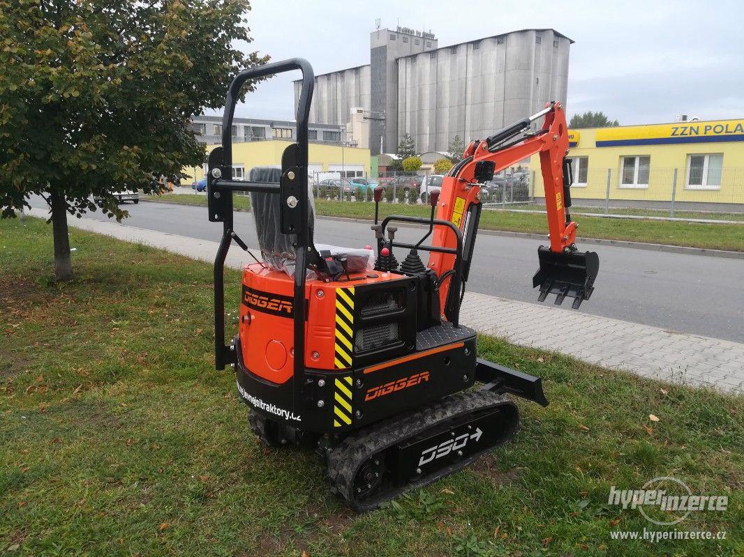 Minibagr bagr mini rypadlo podkop Digger D90 v2 - bazar - Hyperinzerce.cz