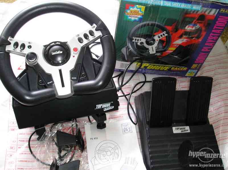 Herní volant Logic3 TOP DRIVE RACER speciál pro playstation - bazar ...