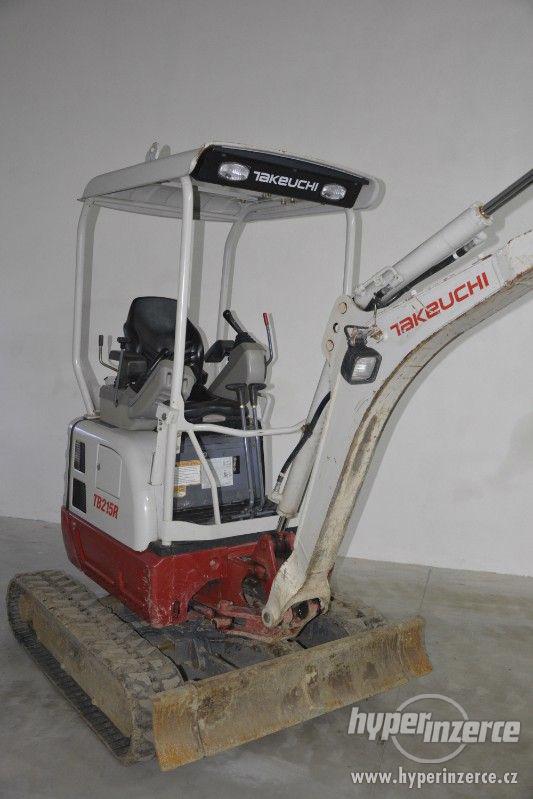 Minibagr Takeuchi TB 215 R - bazar - Hyperinzerce.cz