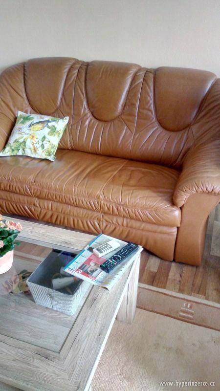 Kožená sedačka - bazar - Hyperinzerce.cz
