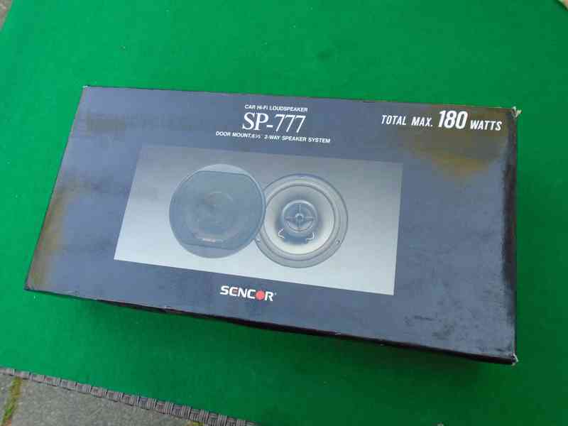 Nové repro reproduktory do auta Sencor SP-777 výkonné 180W - bazar ...