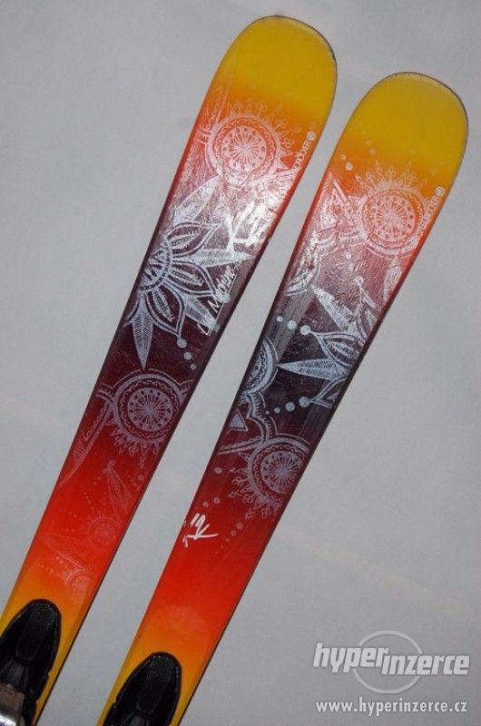 Dámské carvingové lyže K2 LUV Machine 74 Ti 15/16 - bazar - Hyperinzerce.cz