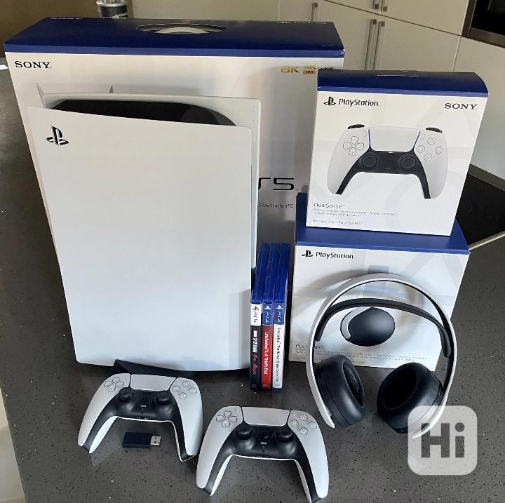 Konzole Sony PS5 Disk Edition + přídavný ovladač - bazar - Hyperinzerce.cz