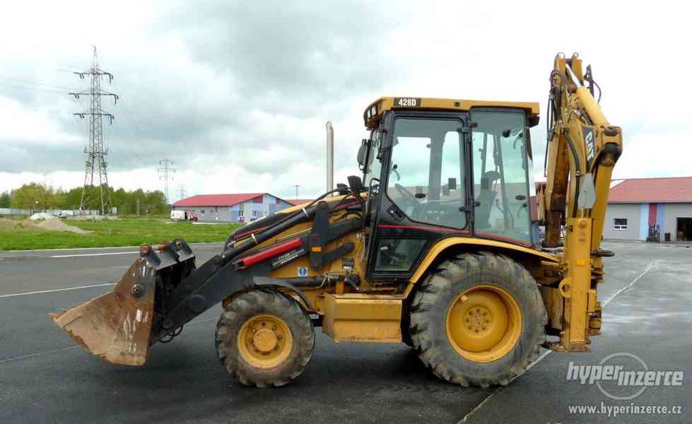 Rýpadlo - nakladač Caterpillar CAT 428D (ev. č. M3007) - bazar ...