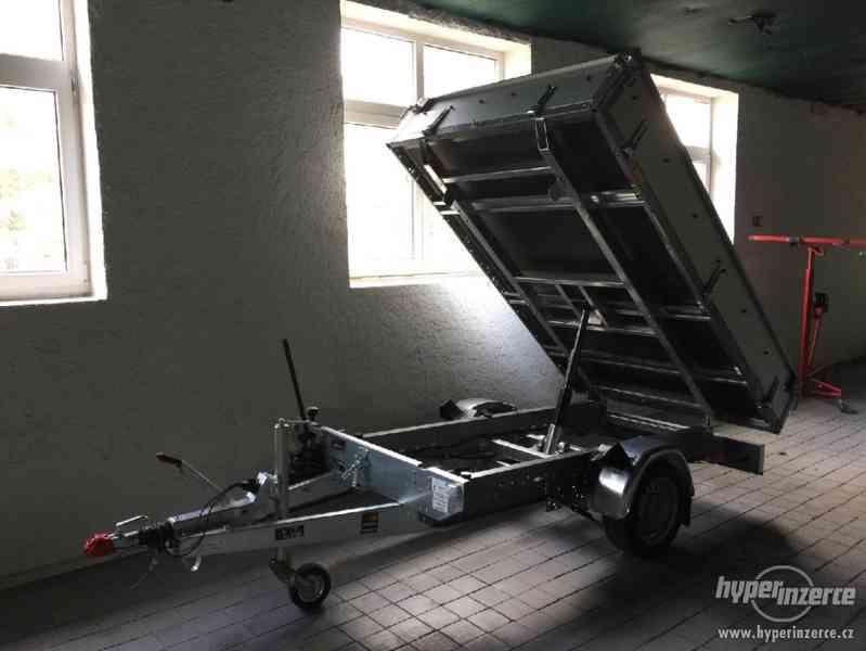 Přívěsný vozík za auto, sklopný - půjčovna - bazar - Hyperinzerce.cz