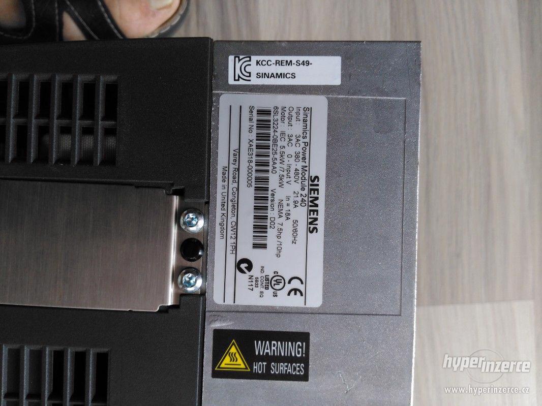 Prodán Siemens FM měnič Sinamics module 240/7,5kw - bazar - Hyperinzerce.cz