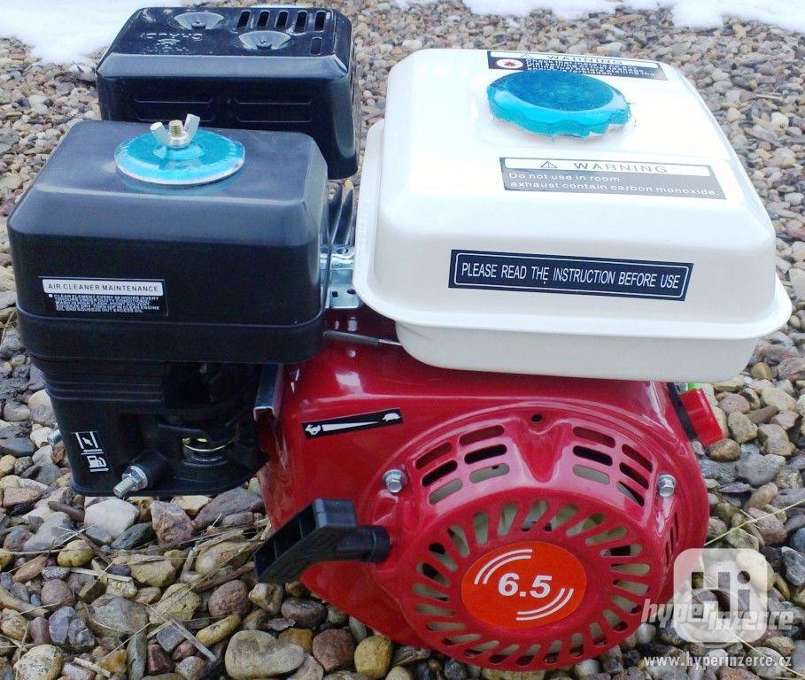 Benzinový motor 6,5 Hp . Prodám nový motor viz foto. Typ 168 - bazar ...