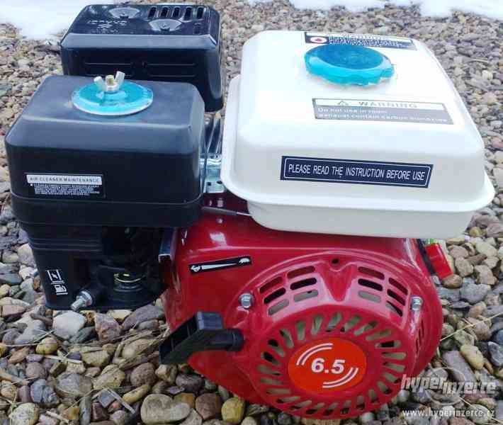 Benzinový motor 6,5 Hp . Prodám nový motor viz foto. Typ 168 - bazar ...