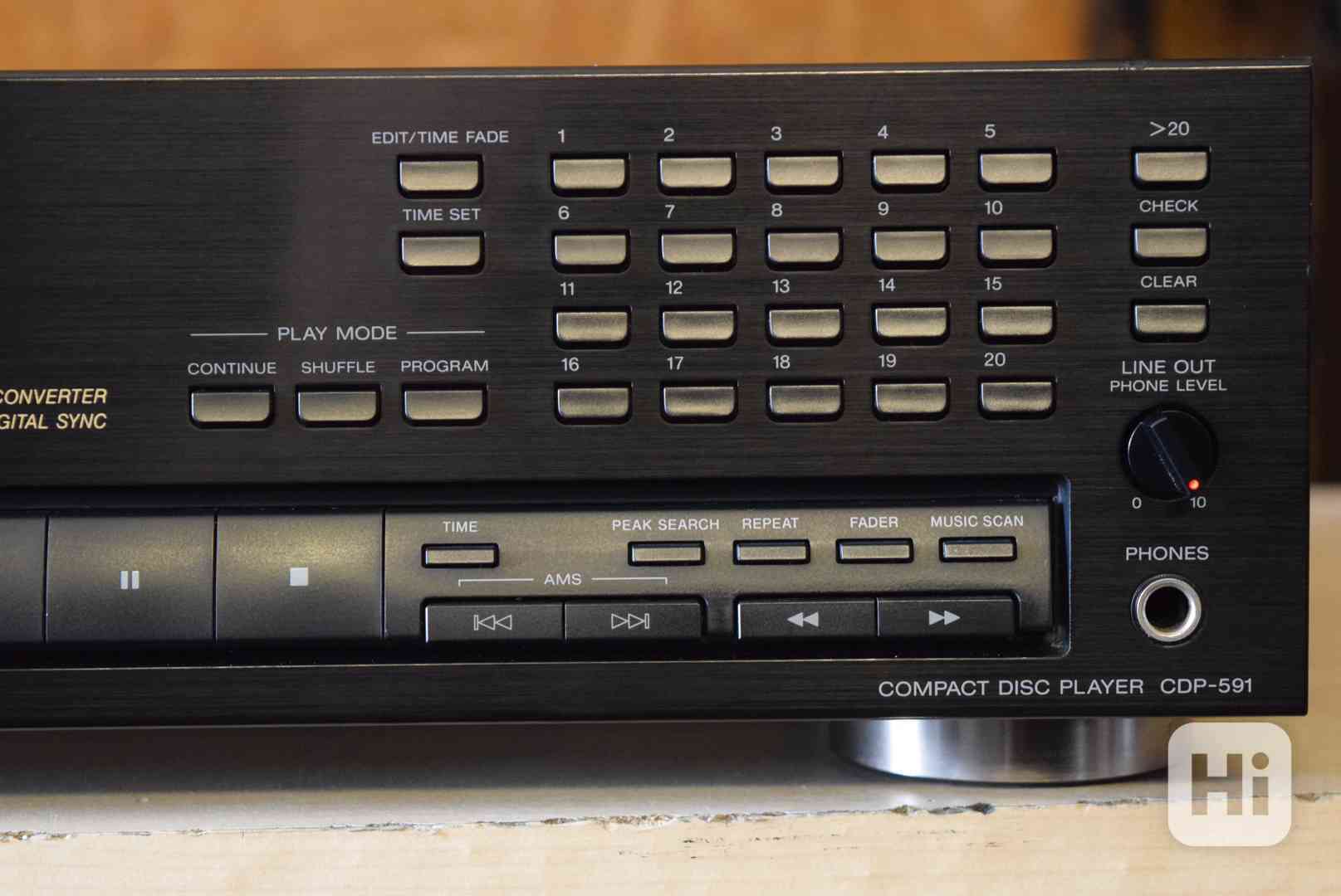 SONY CDP-591 VÝBORNÝ CD ŘEHRÁVAČ !! - bazar - Hyperinzerce.cz