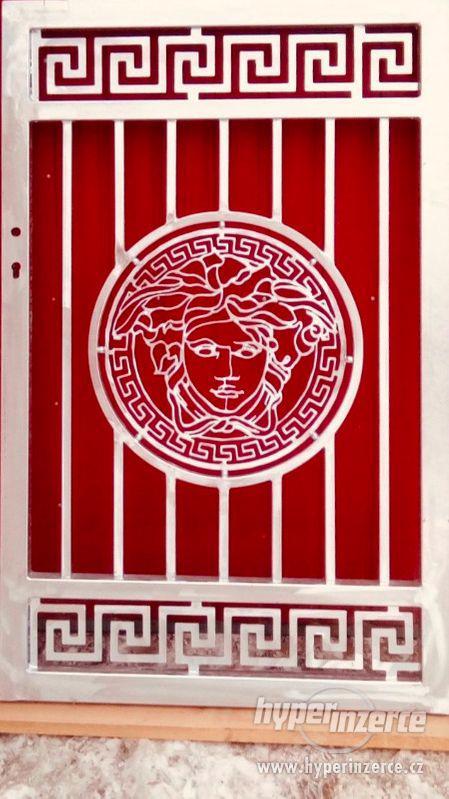 Dvoukřídlá brána se dvěma sloupy pro zabetonování,VERSACE - bazar ...