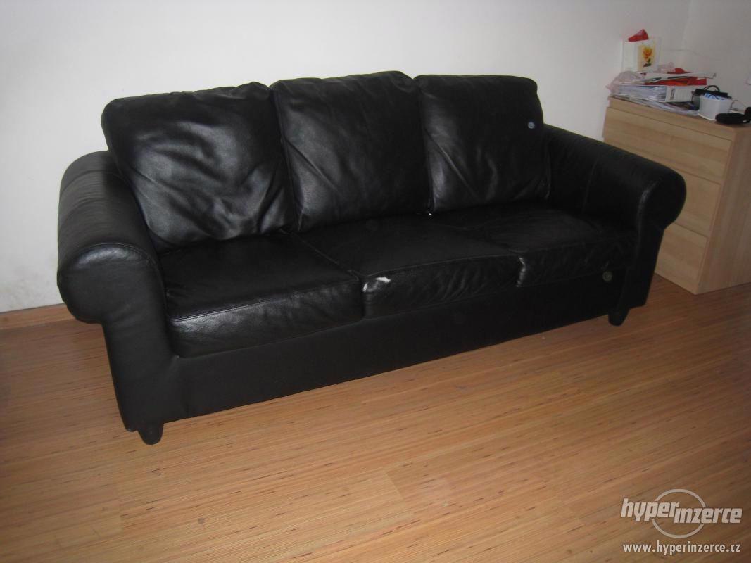 Kožené sedačky Ikea - bazar - Hyperinzerce.cz