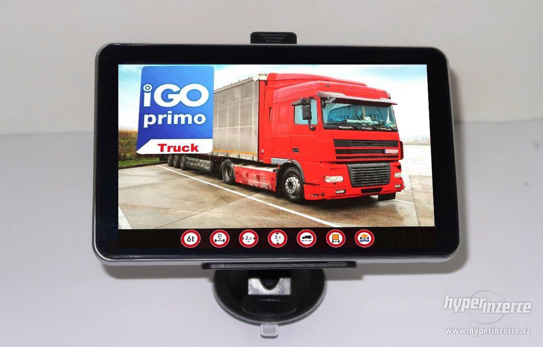NOVÁ navigace GPS 7" pro KAMIONY - IGO Primo - Evropa - bazar ...