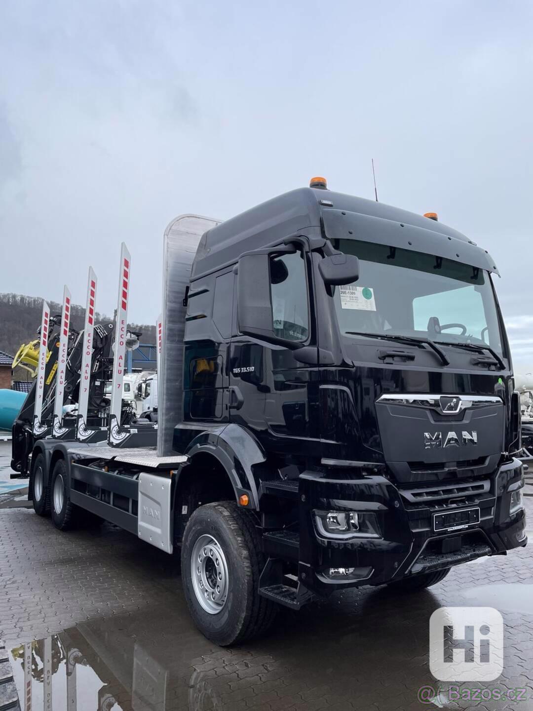 Lesovůz (lesák) s HIAB Loglift/ Palfinger, MAN 33.510 (6x6) - bazar ...