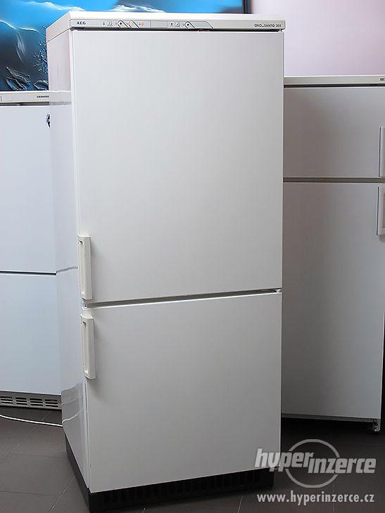 Lednice s mrazákem AEG, 2 dveřová kombinace - bazar - Hyperinzerce.cz