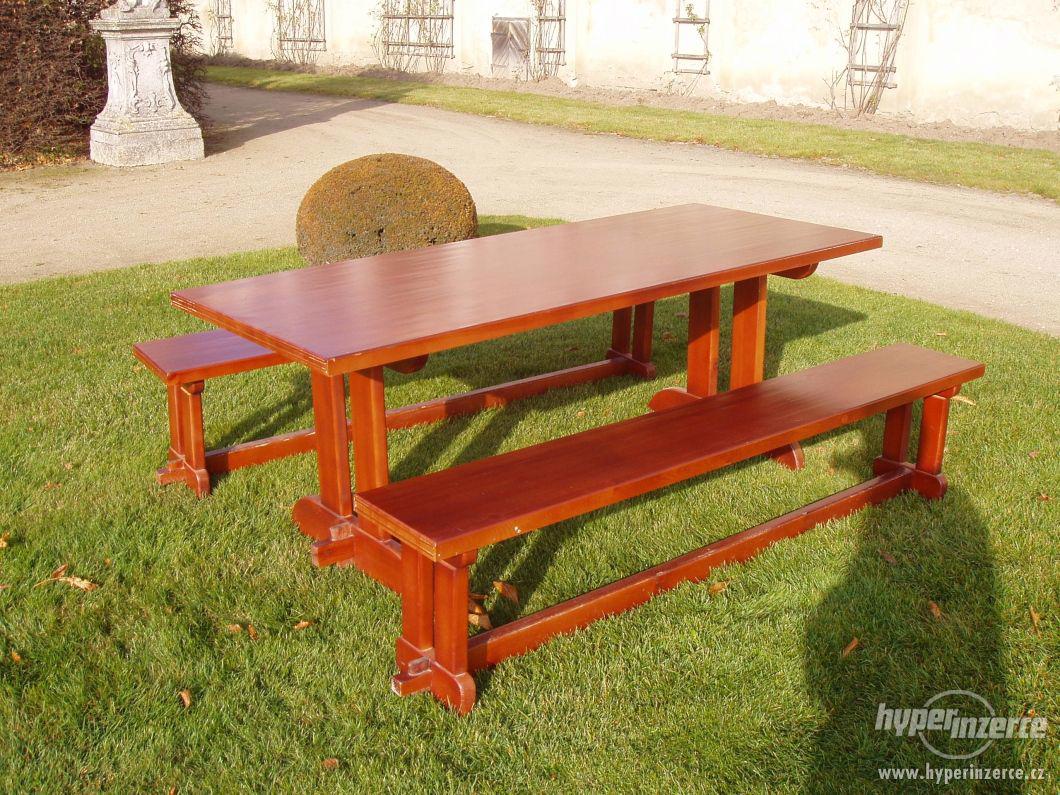 Stoly a lavice - bazar - Hyperinzerce.cz