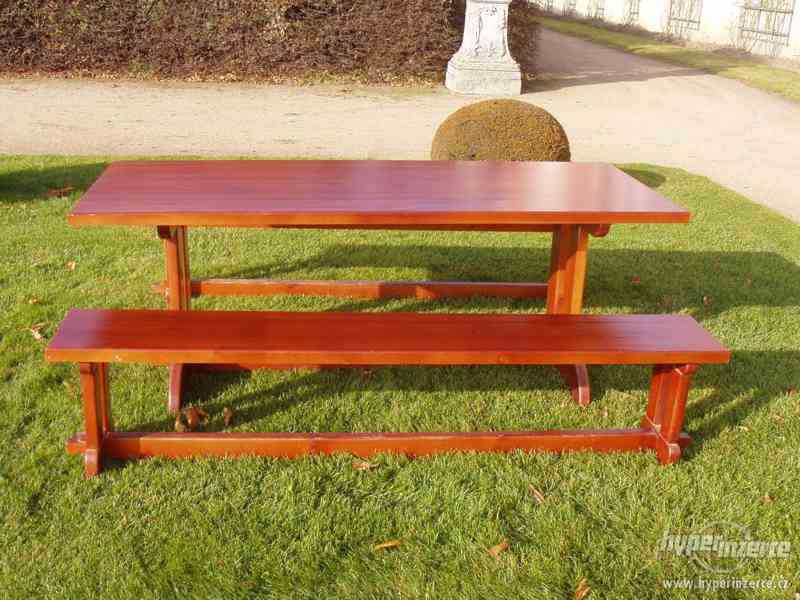 Stoly a lavice - bazar - Hyperinzerce.cz