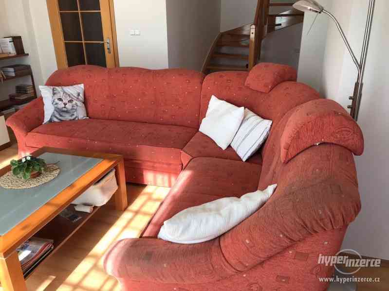 Rozkládací gauč do tvaru L - bazar - Hyperinzerce.cz