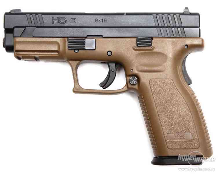Samonabíjecí pistole HS-9 9x19 4 BROWN - bazar - Hyperinzerce.cz