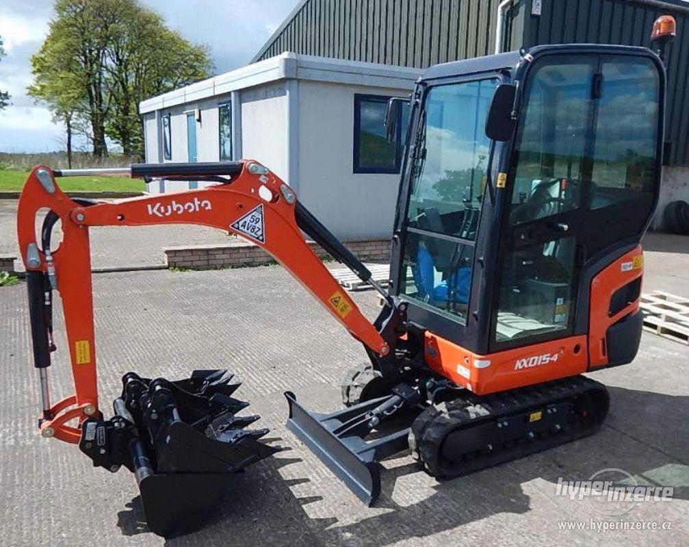 DEMO mini bagr KUBOTA KX015-4 , rok 2018 jen 45 hodin! - bazar ...