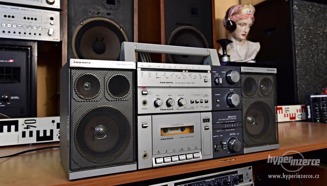 ASAHI FAIRMATE RD-830R velký radiomagnetofon Japonsko - 10kg - bazar ...