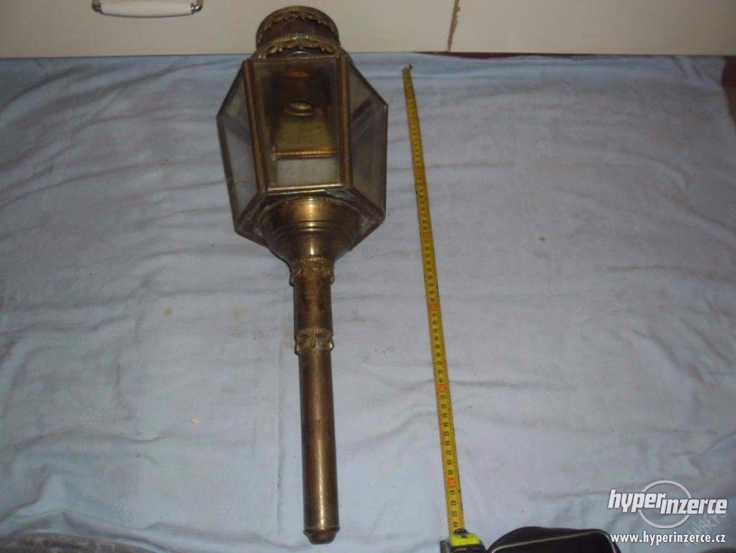 Velká mosazná lampa - bazar - Hyperinzerce.cz