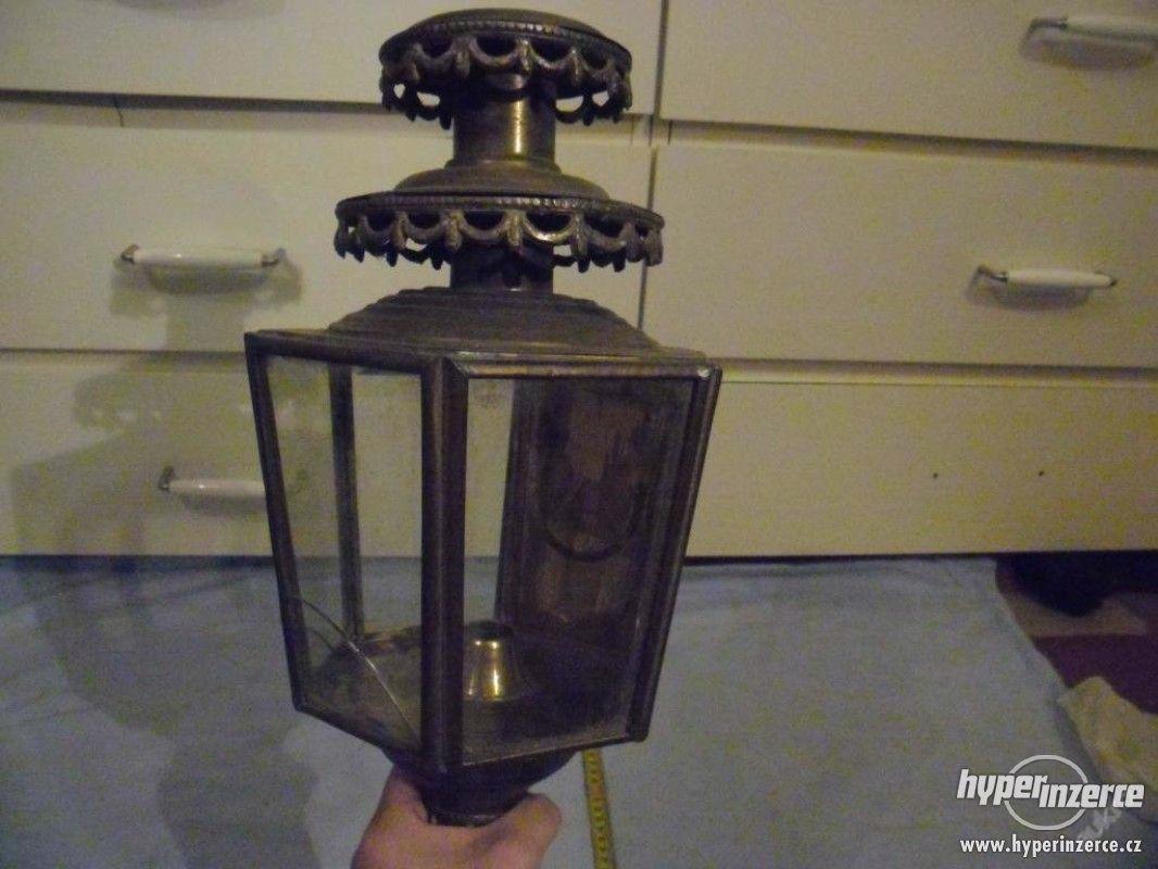 Velká mosazná lampa - bazar - Hyperinzerce.cz