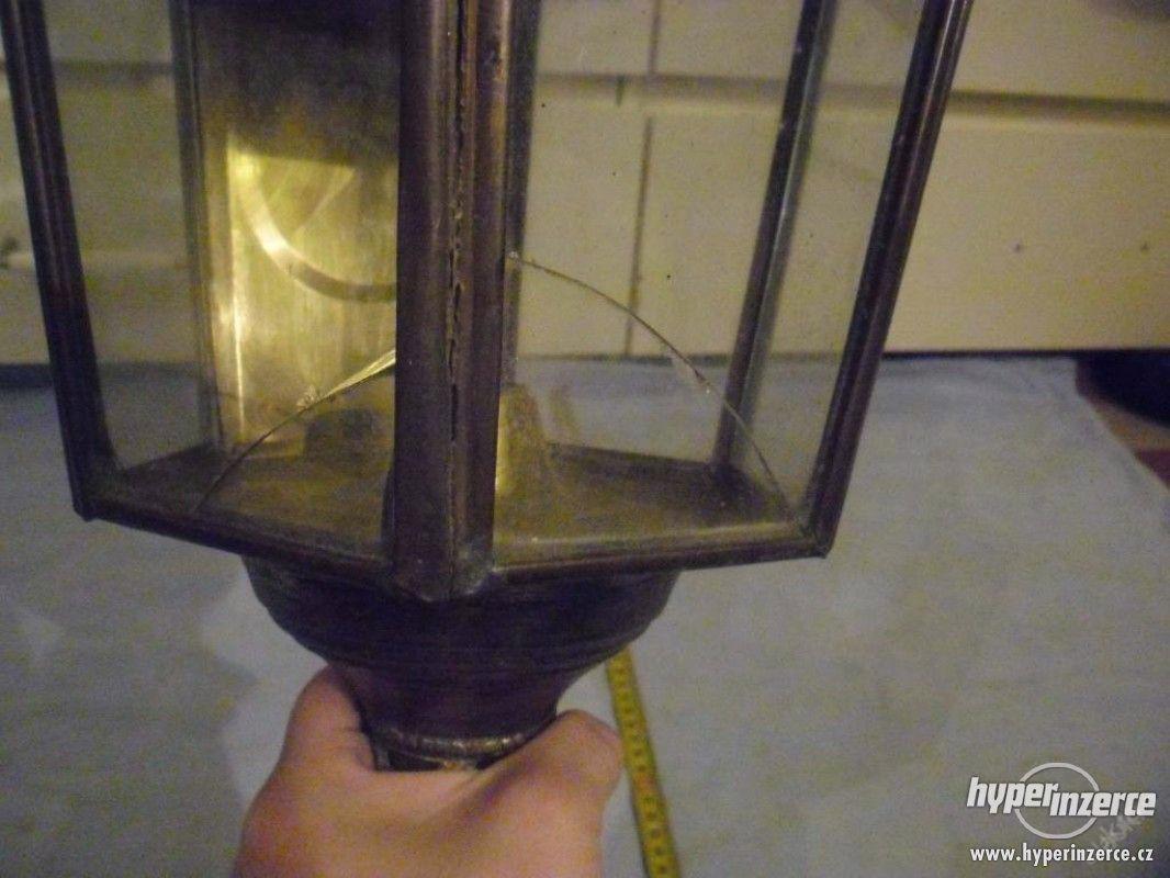 Velká mosazná lampa - bazar - Hyperinzerce.cz