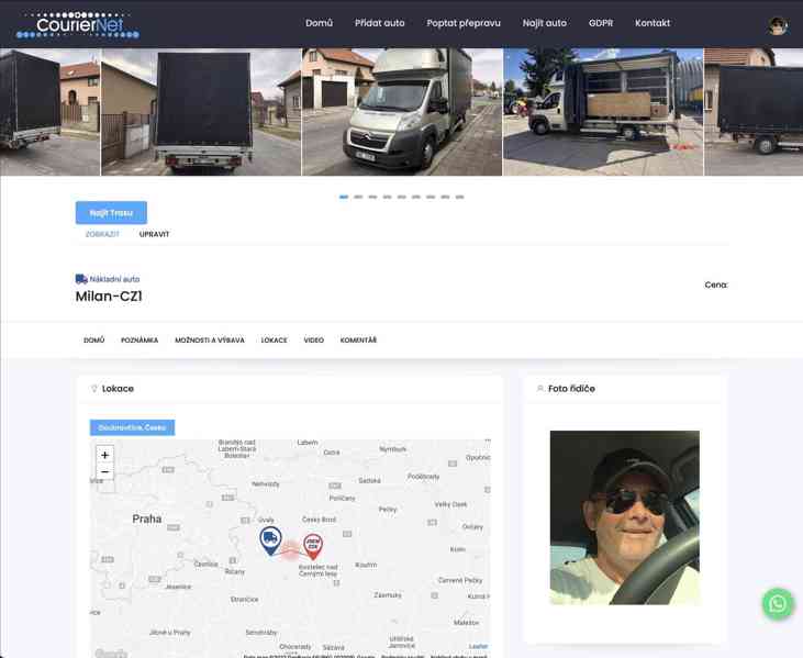 CourierNet - nová přepravní a kurýrní síť - bazar - Hyperinzerce.cz