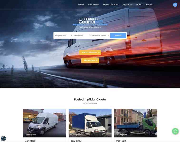 CourierNet - nová přepravní a kurýrní síť - bazar - Hyperinzerce.cz