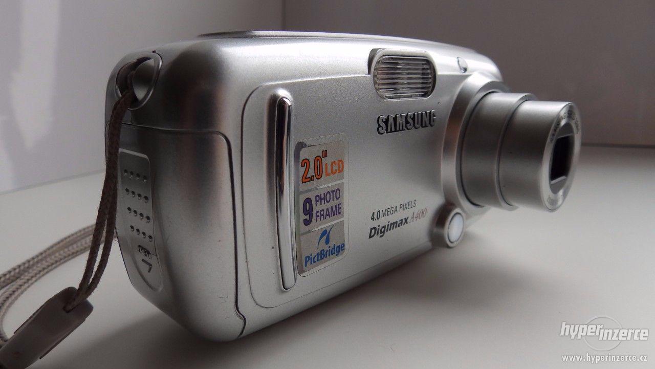 Samsung Digimax A400 + SD karta, pouzdro - bazar - Hyperinzerce.cz