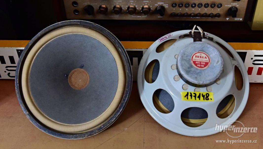 Tesla ARZ 668 hlubokotónové reproduktory r. 1967 - bazar - Hyperinzerce.cz