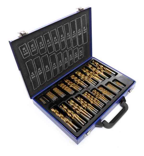sada vrtáků titanové vrtáky 170ks HSS-TIN TITAN - bazar - Hyperinzerce.cz