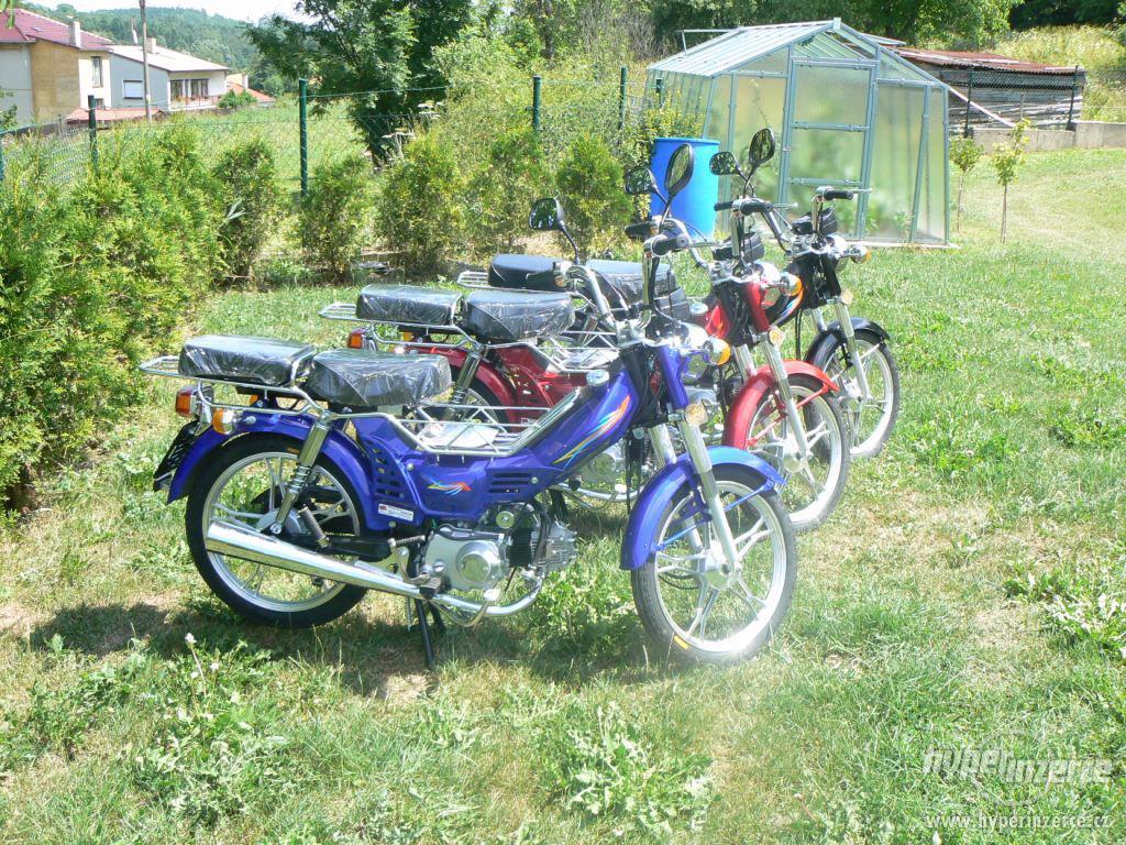 Moped Leo 50cc, čtyřtakt, nový s SPZ - bazar - Hyperinzerce.cz