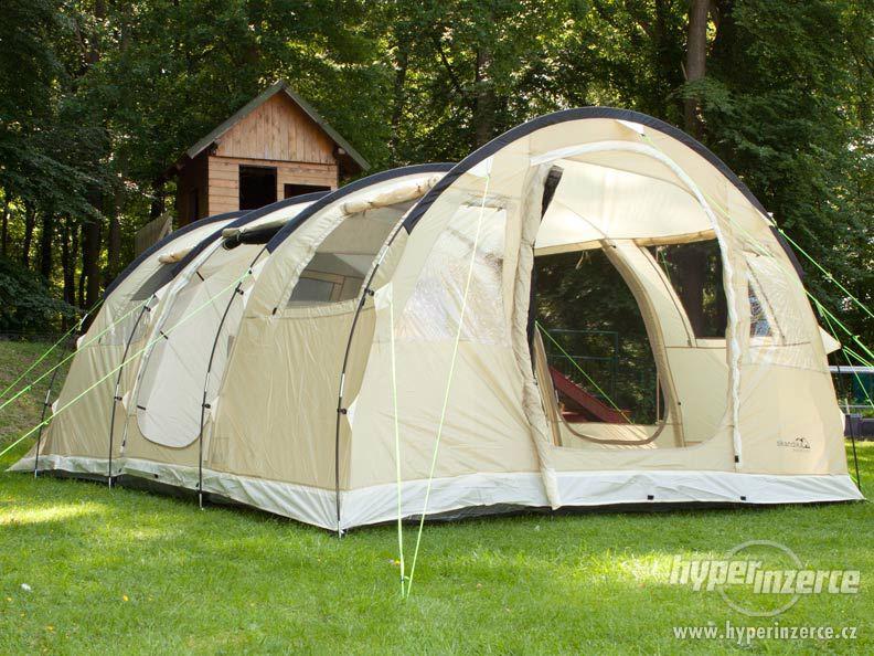Prodám nový!!! špičkový tunelový velký rodinný stan - bazar ...