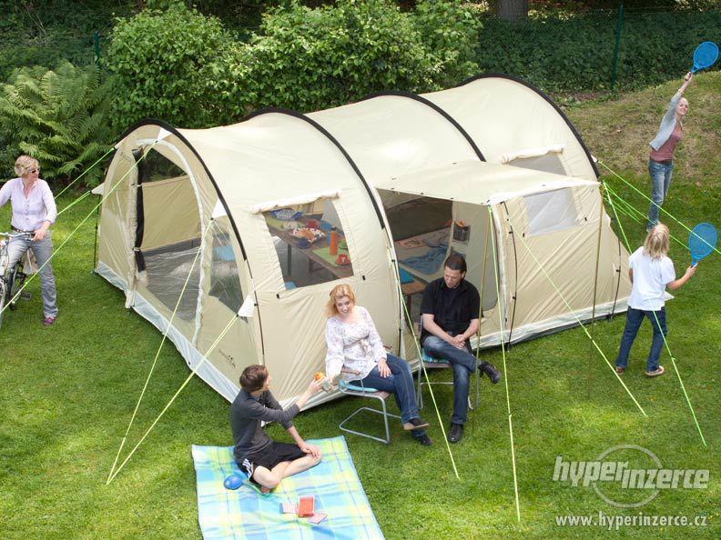 Prodám nový!!! špičkový tunelový velký rodinný stan - bazar ...