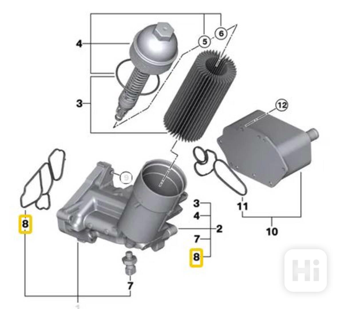 Těsnění, pouzdro olejového filtru BMW - bazar - Hyperinzerce.cz