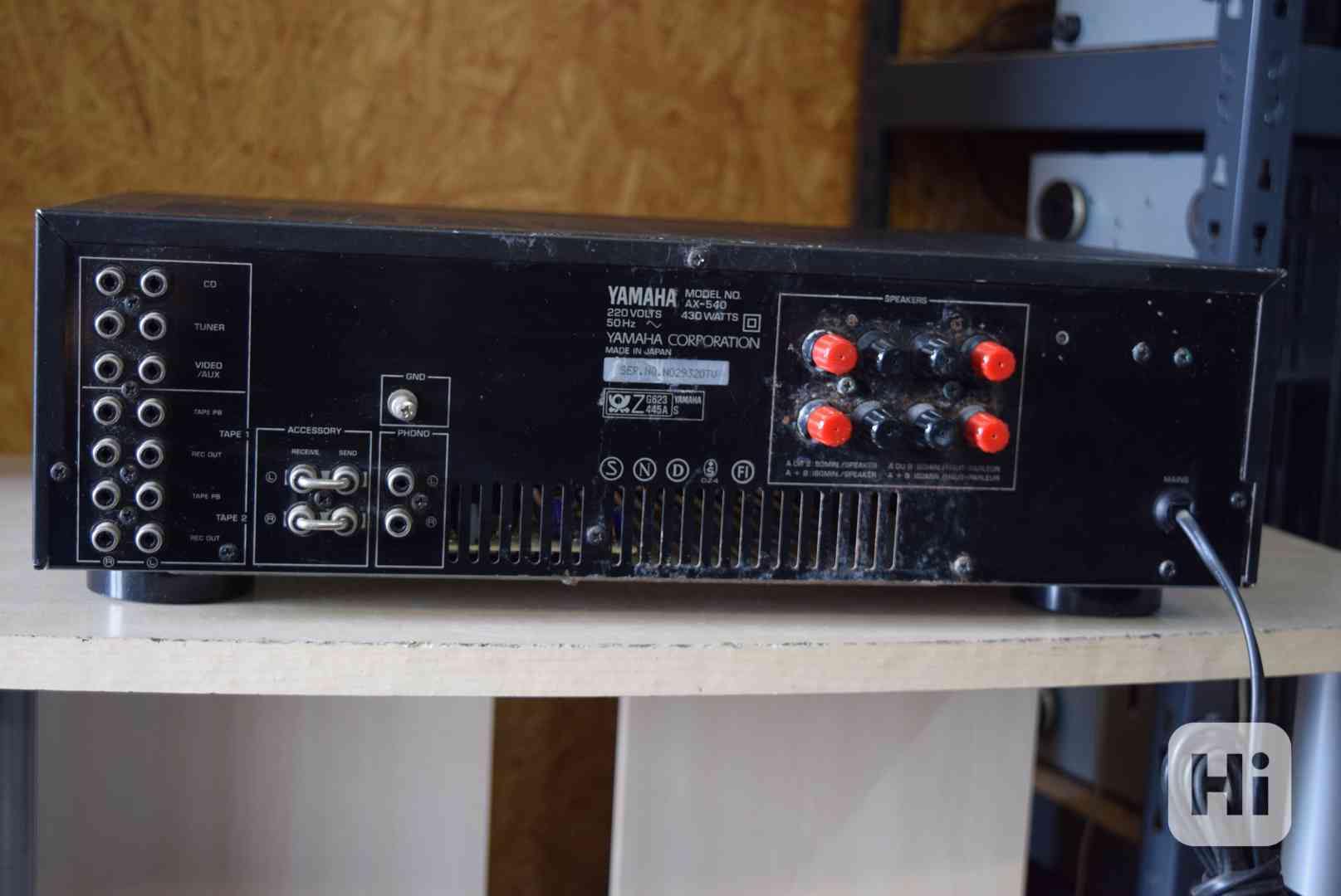 YAMAHA AX-540 KVALITNÍ STEREO ZESILOVAČ ODĚRKY !! - bazar - Hyperinzerce.cz