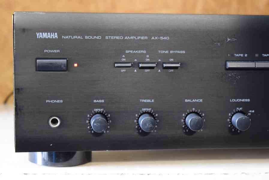 YAMAHA AX-540 KVALITNÍ STEREO ZESILOVAČ ODĚRKY !! - bazar - Hyperinzerce.cz